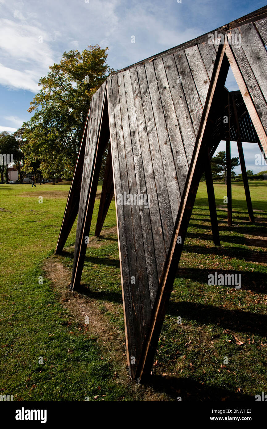 Heather and Ivan Morison Sculpture in Victoria Park, Bristol Stock ...