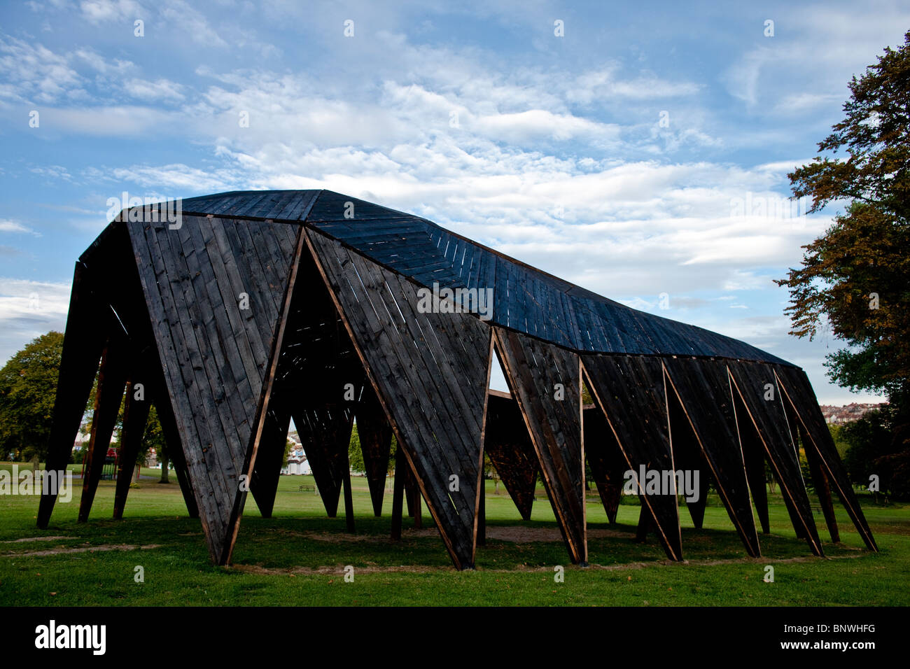 Heather and Ivan Morison Sculpture in Victoria Park, Bristol Stock ...
