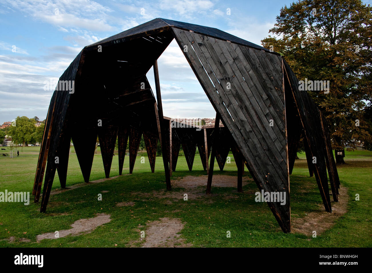 Heather and Ivan Morison Sculpture in Victoria Park, Bristol Stock ...