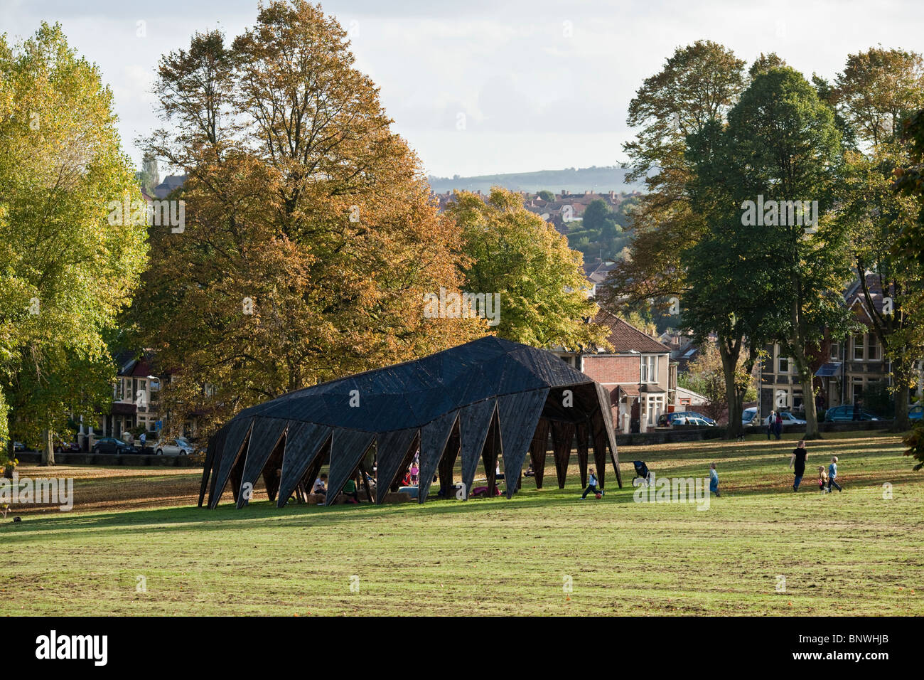 Heather and Ivan Morison Sculpture in Victoria Park, Bristol Stock ...
