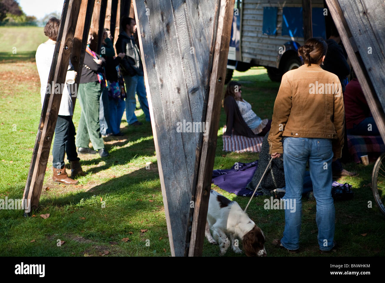 Heather and Ivan Morison Sculpture in Victoria Park, Bristol Stock ...