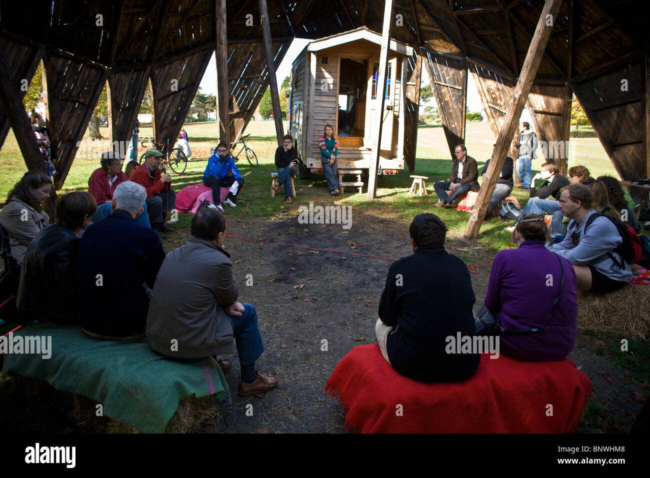 Heather and Ivan Morison Sculpture in Victoria Park, Bristol Stock ...