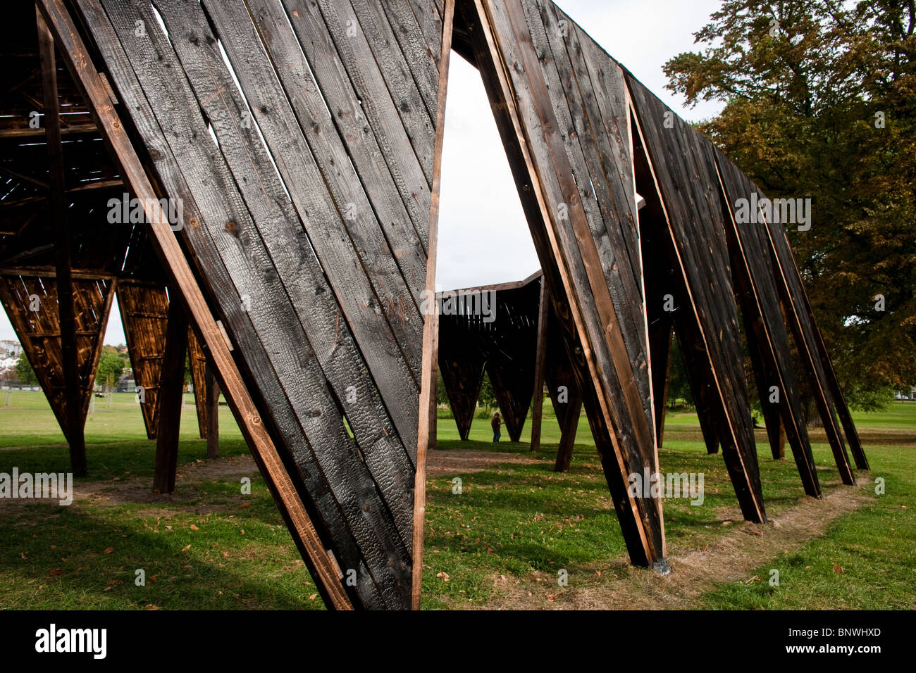Heather and Ivan Morison Sculpture in Victoria Park, Bristol Stock ...