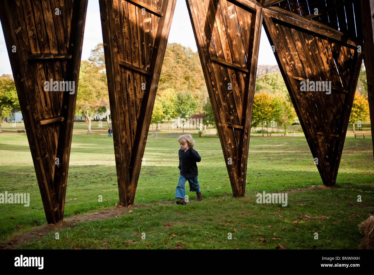 Heather and Ivan Morison Sculpture in Victoria Park, Bristol Stock ...