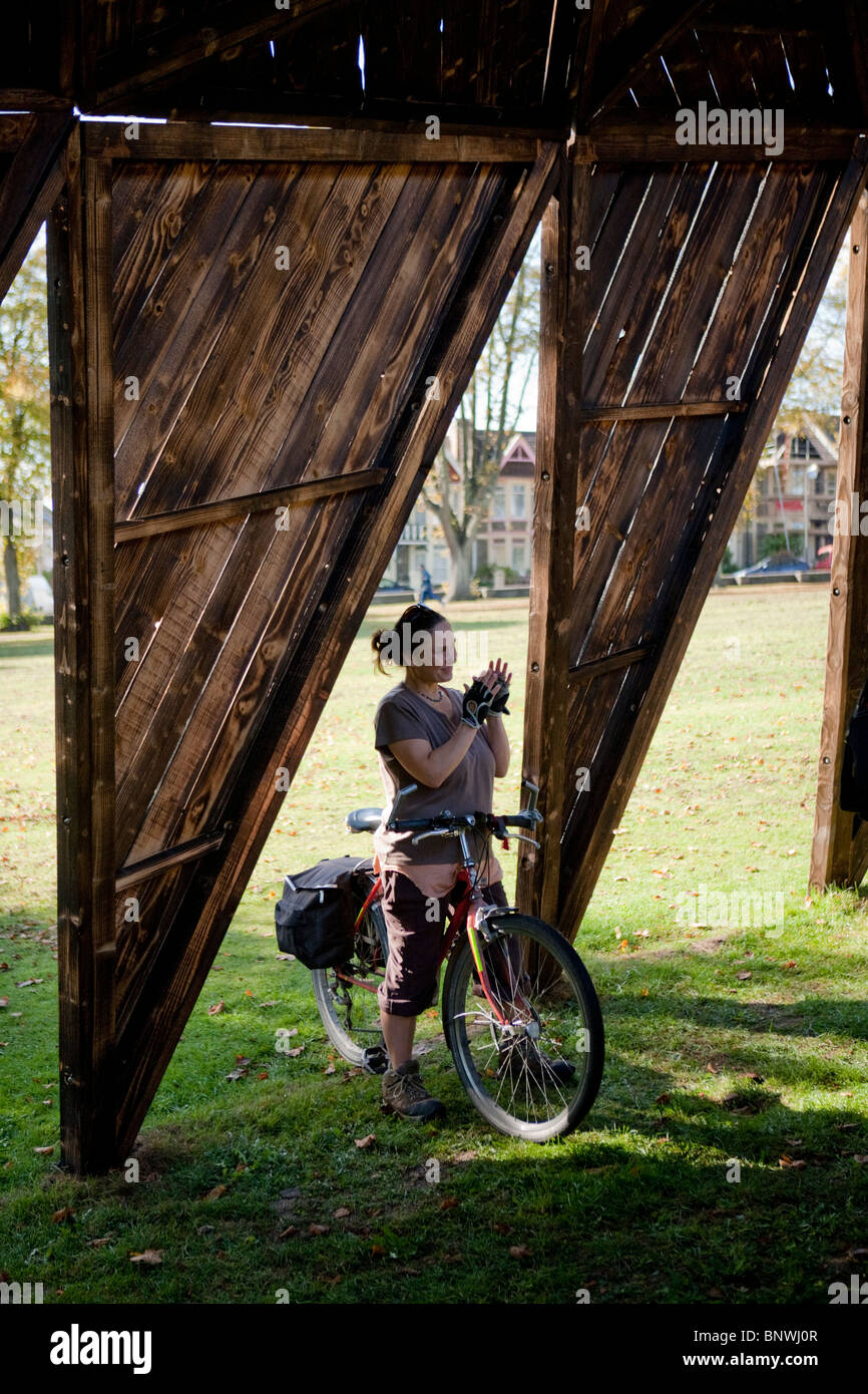 Heather and Ivan Morison Sculpture in Victoria Park, Bristol Stock ...