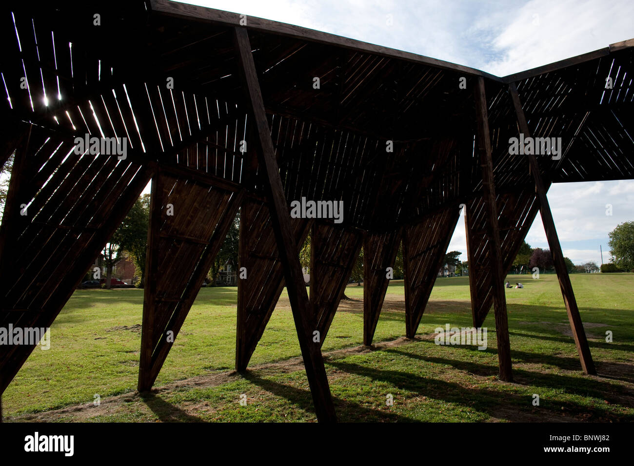 Heather and Ivan Morison Sculpture in Victoria Park, Bristol Stock ...