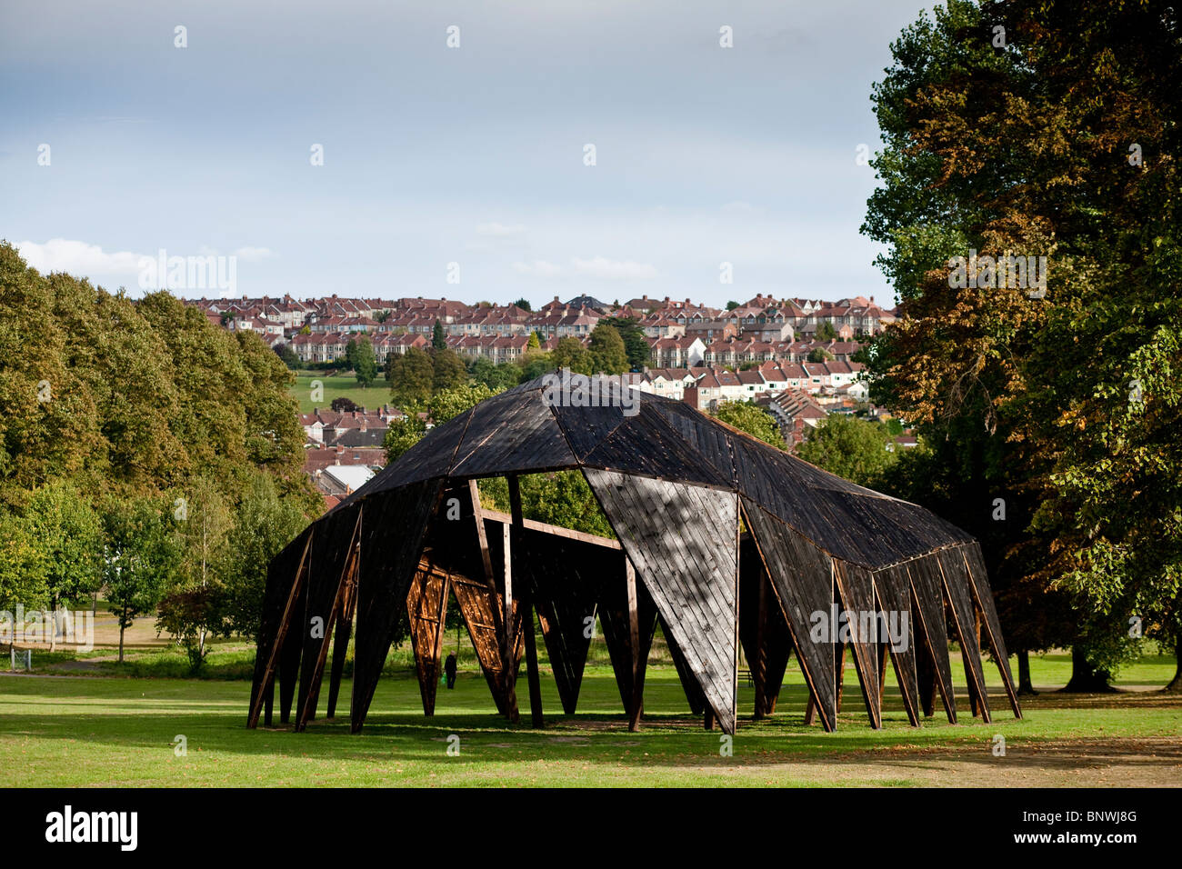 Heather and Ivan Morison Sculpture in Victoria Park, Bristol Stock ...