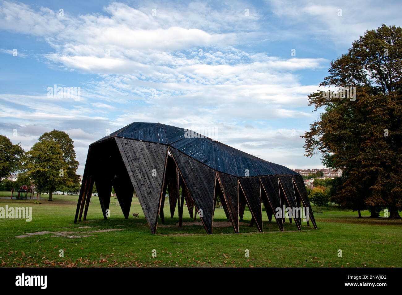 Heather and Ivan Morison Sculpture in Victoria Park, Bristol Stock ...