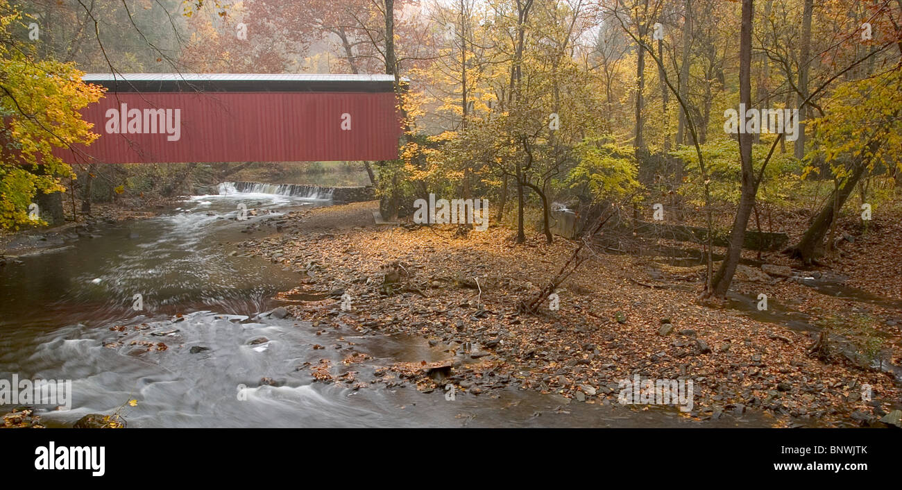 Mills bridge, the last covered bridge in a major metropolitan area in ...