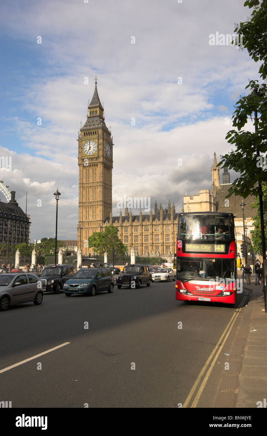 Double-decker bus, London. Photo June 2009 Stock Photo - Alamy
