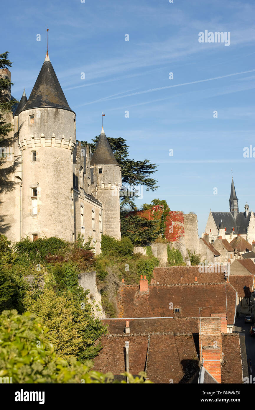 France, Montresor: medieval castle of Montresor Stock Photo - Alamy