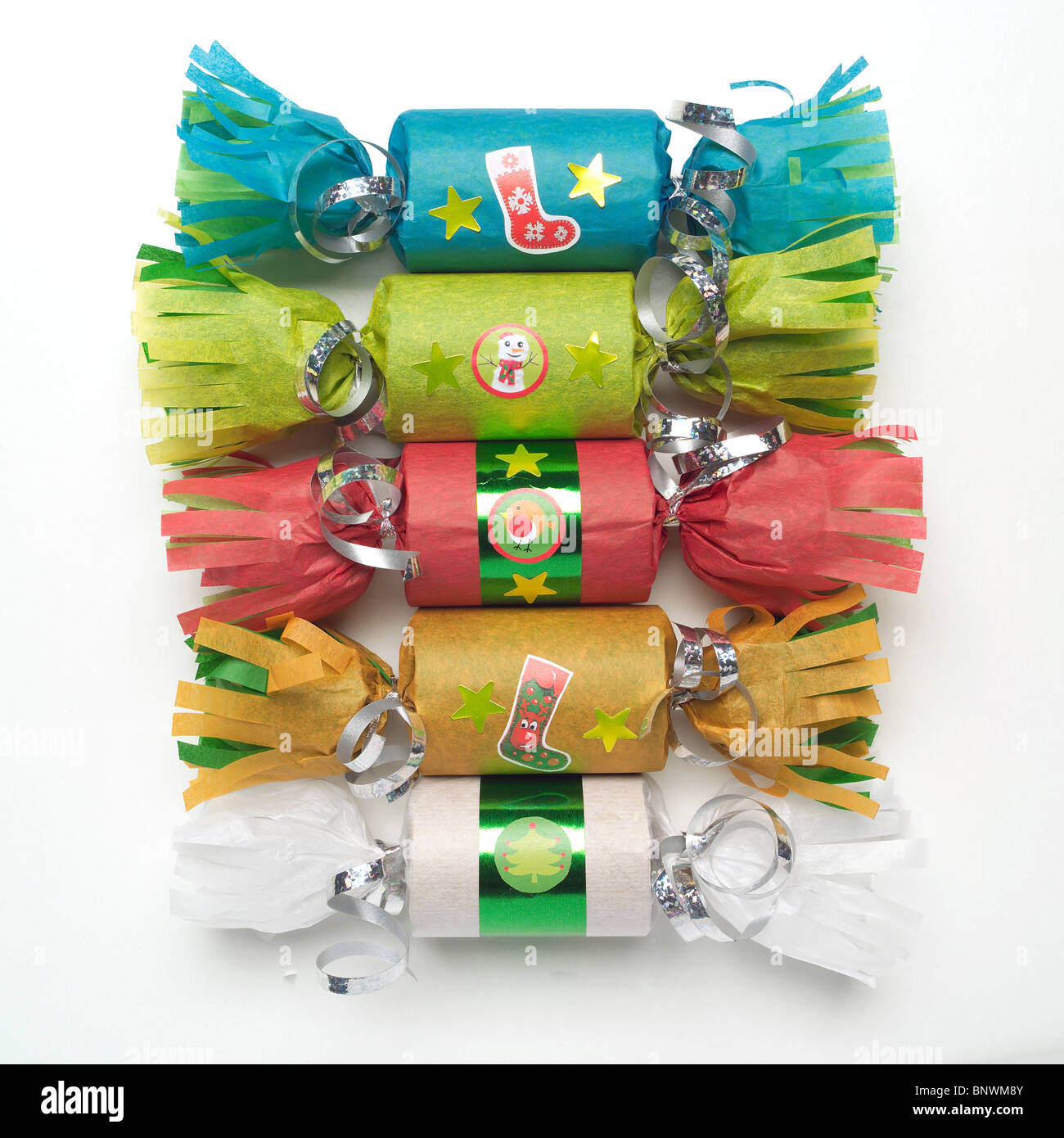 Studio shot traditional christmas crackers hi-res stock photography and ...