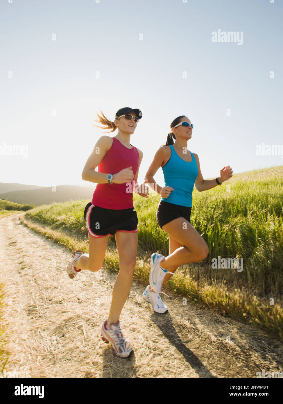 Woman jogging jogs jogger pathway hi-res stock photography and images ...