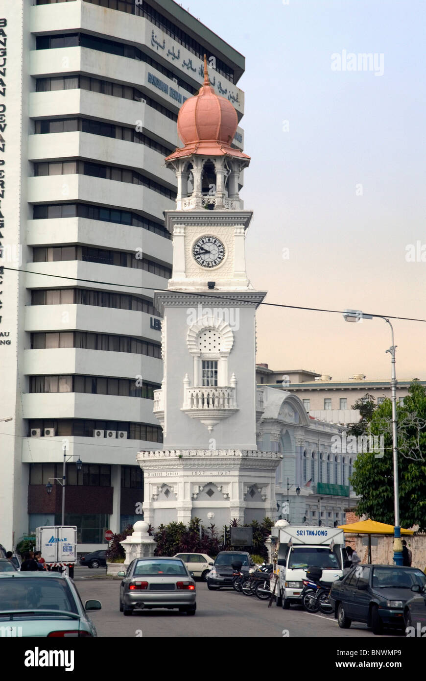 Victoria Clock Tower at Georgetown, Penang Stock Photo - Alamy