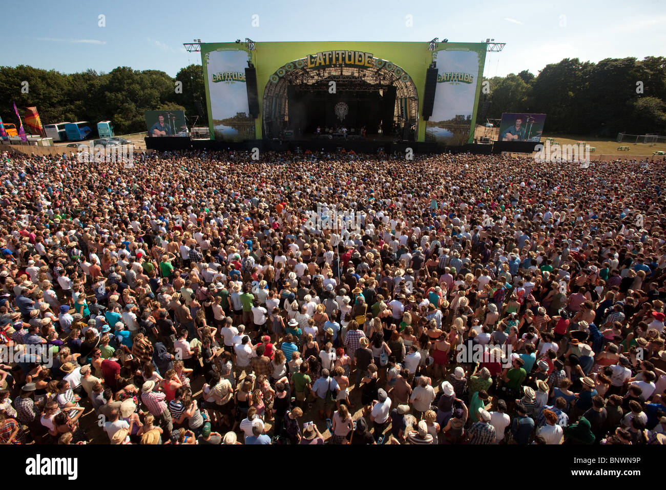 Main stage or Obelisk Arena at Latitude festival,Henham Park, Suffolk ...