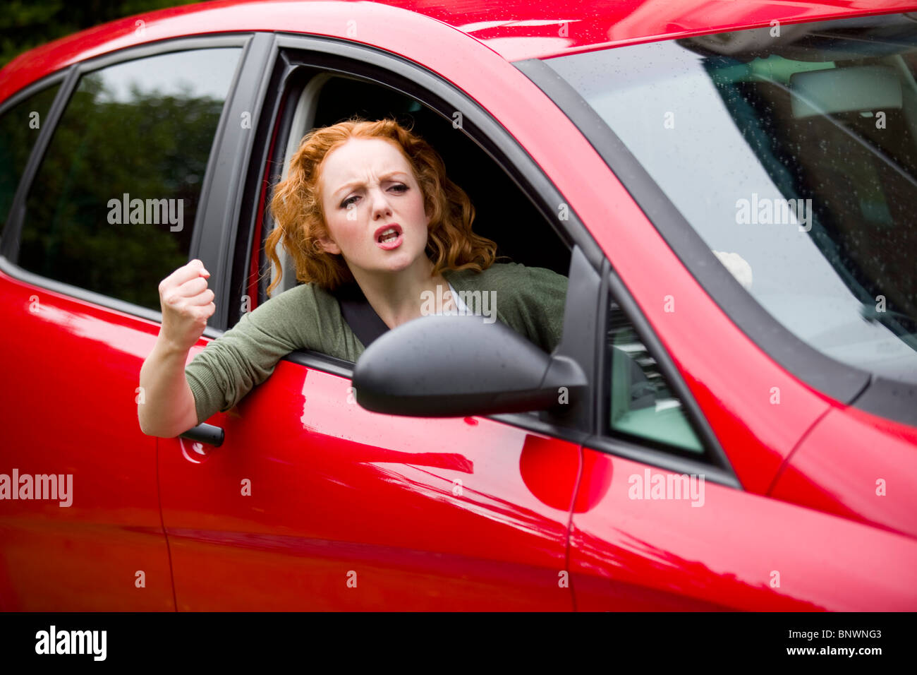 Road rage shouting hi-res stock photography and images - Alamy
