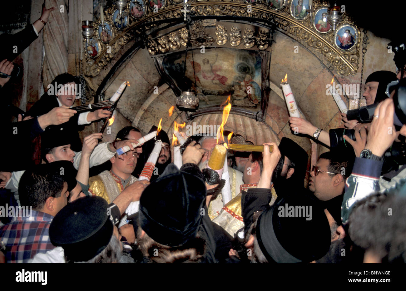 Israel, Jerusalem Old City, the Ceremony of the Holy Light at the ...