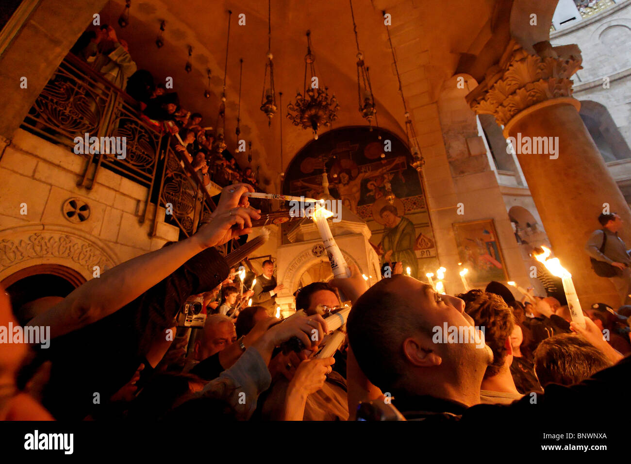 Israel, Jerusalem Old City, the Ceremony of the Holy Light at the ...