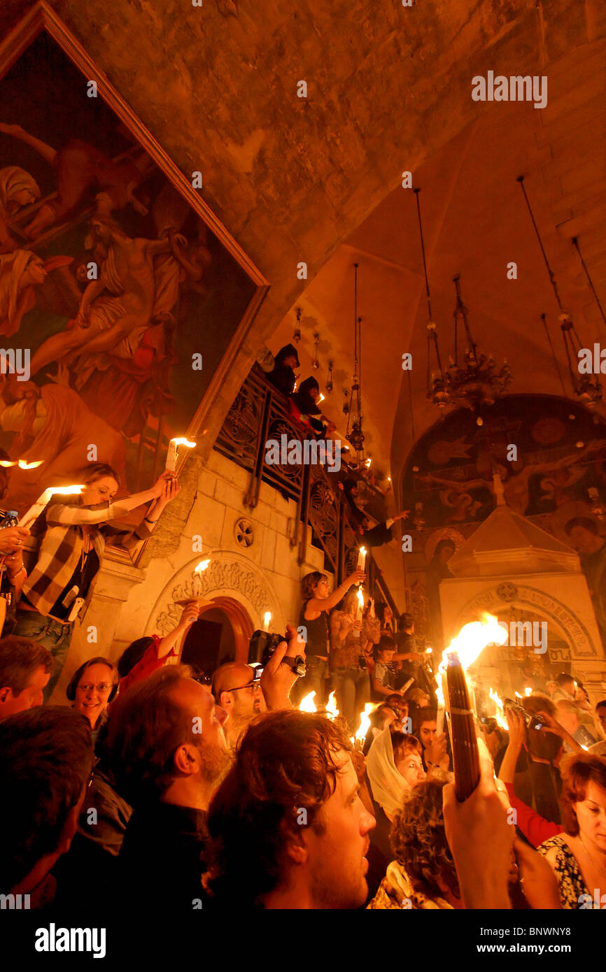 Israel, Jerusalem Old City, the Ceremony of the Holy Light at the ...