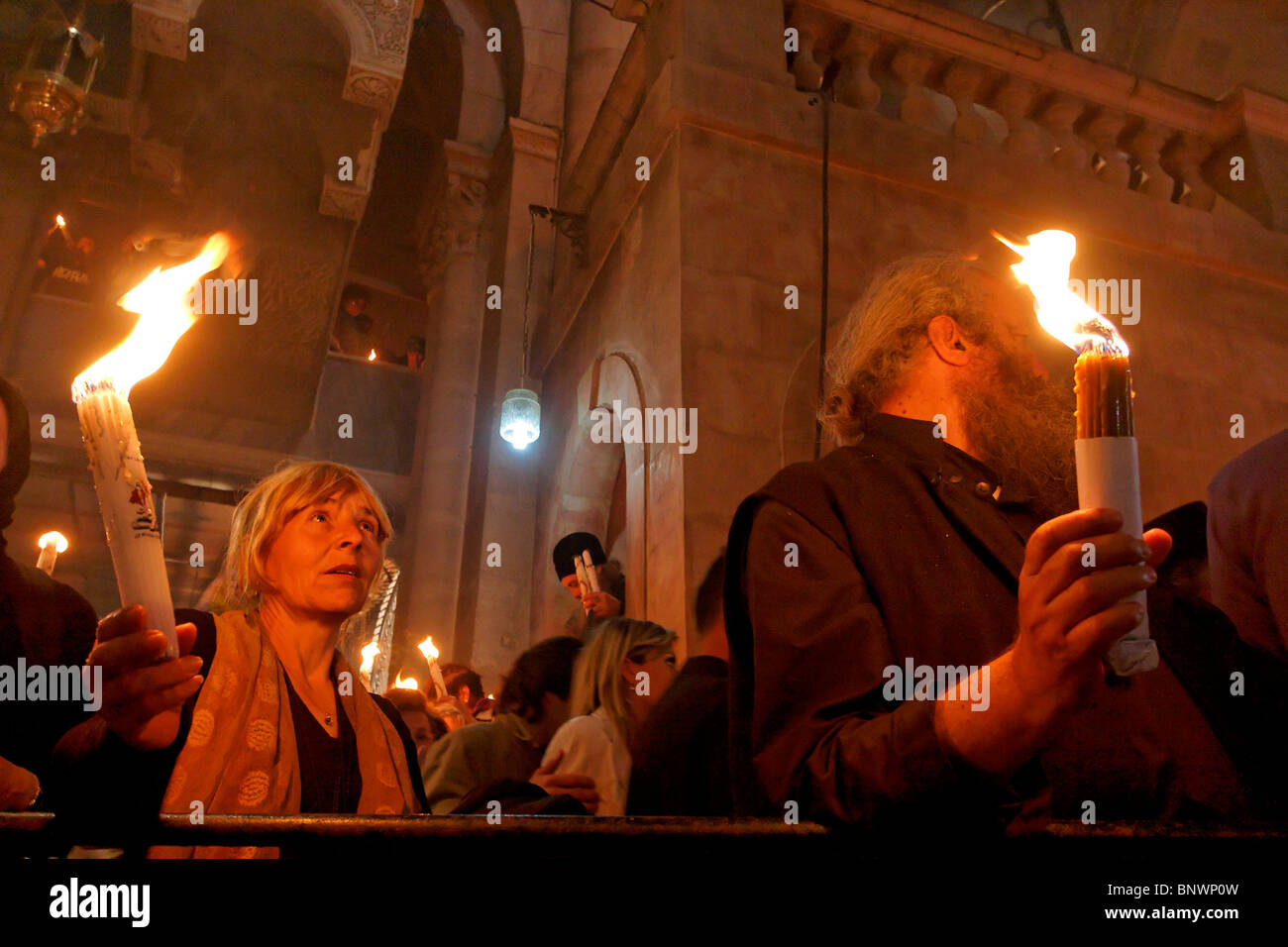 Israel, Jerusalem Old City, the Ceremony of the Holy Light at the ...