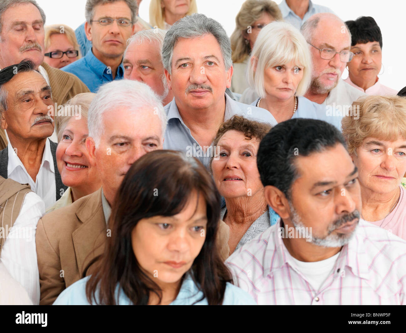 Tensed group hi-res stock photography and images - Alamy