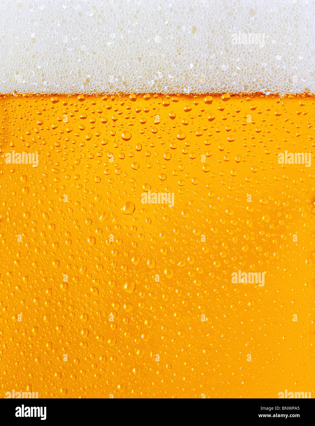 Dewy beer glass texture with froth Stock Photo - Alamy