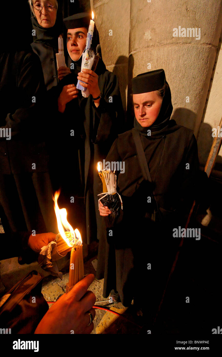 Israel, Jerusalem Old City, the Ceremony of the Holy Light at the ...