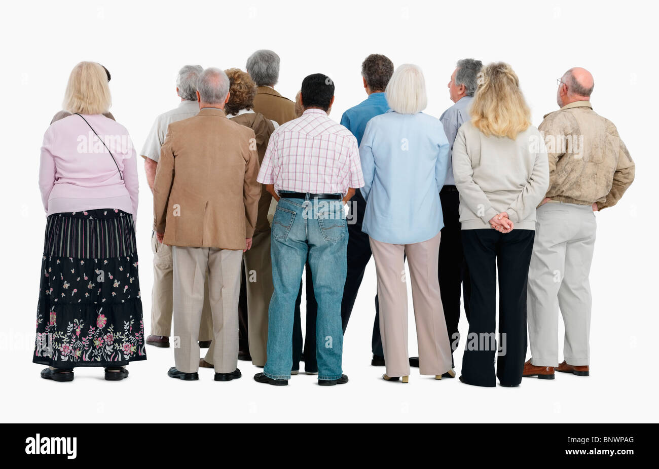 Rear view north american Cut Out Stock Images & Pictures - Alamy