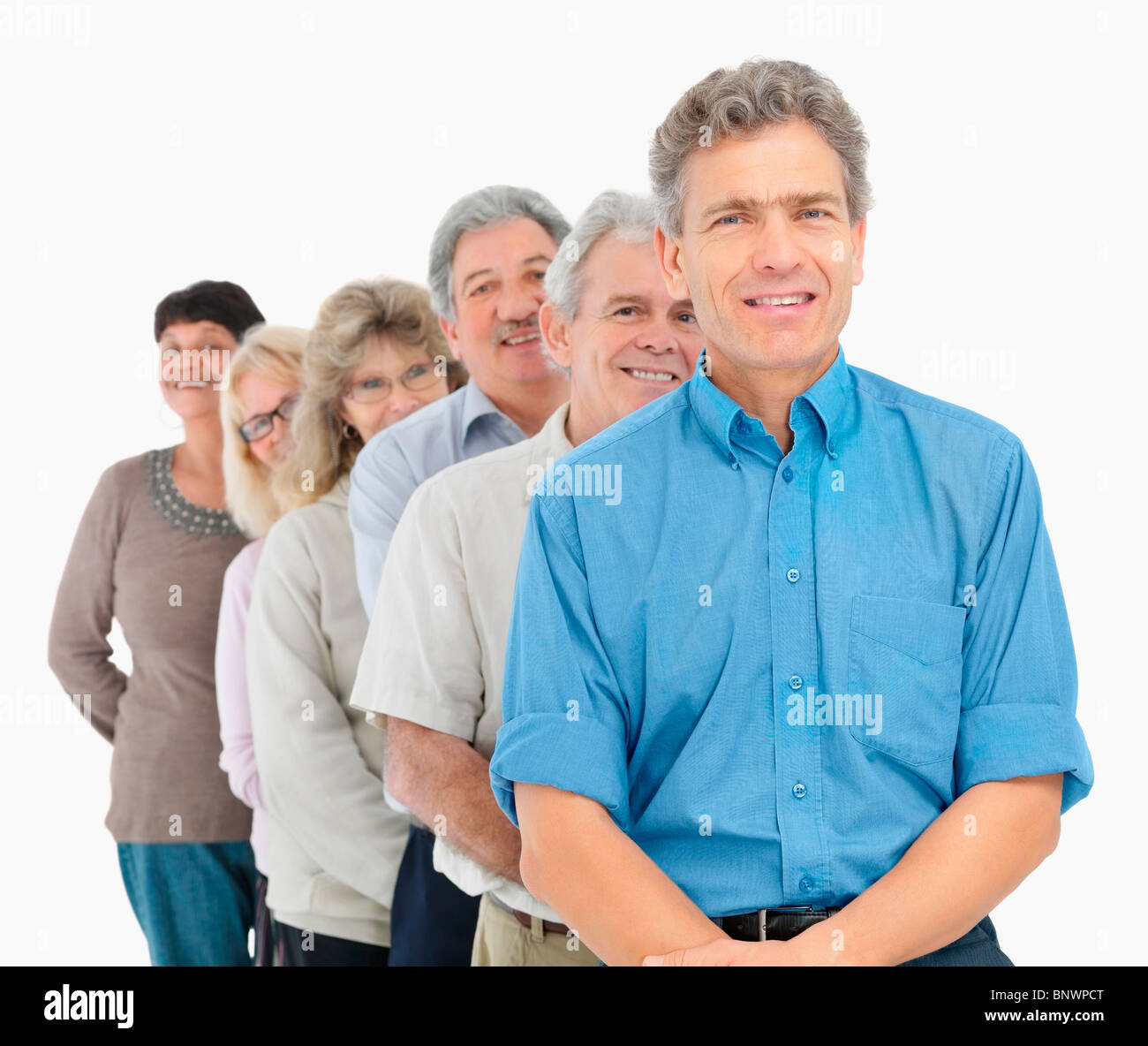 Standing waiting in line indian man hi-res stock photography and images ...
