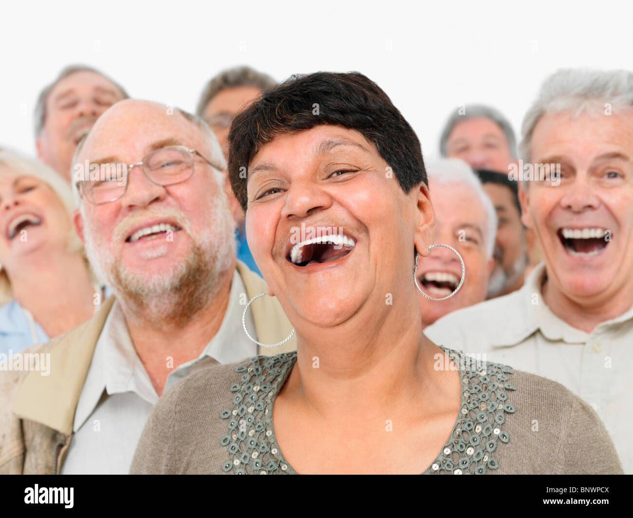 A group of laughing people Stock Photo - Alamy