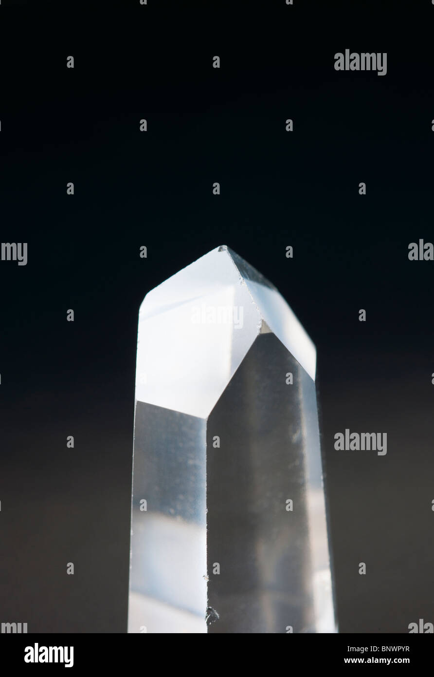 A pure quartz crystal Stock Photo - Alamy