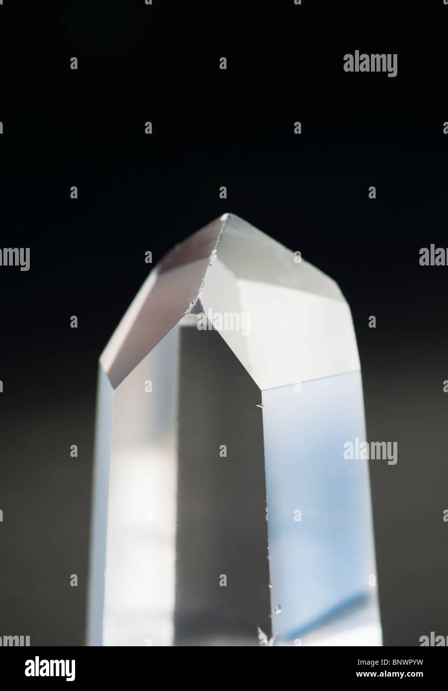 A pure quartz crystal Stock Photo - Alamy