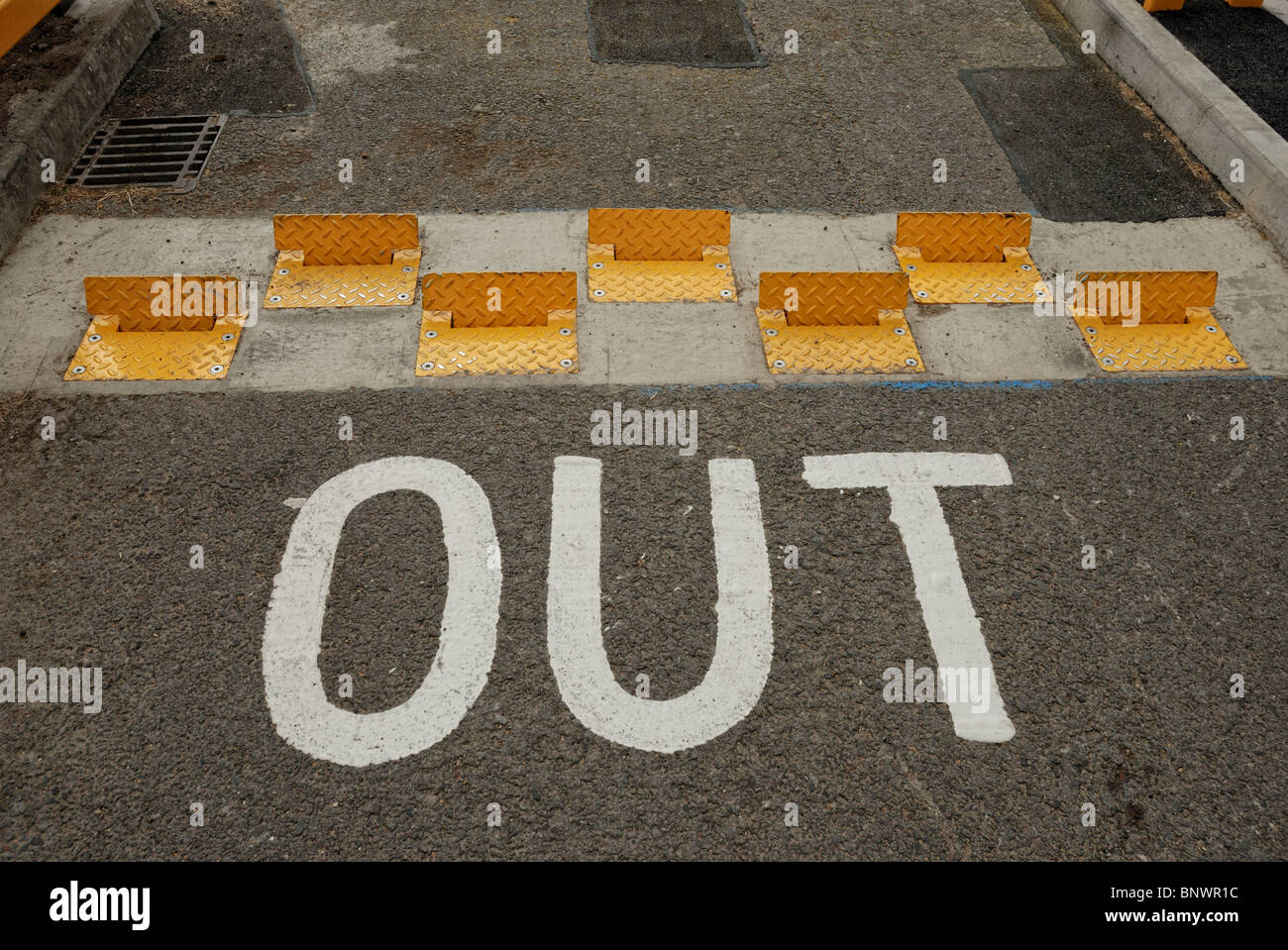 Barrier marking hi-res stock photography and images - Alamy