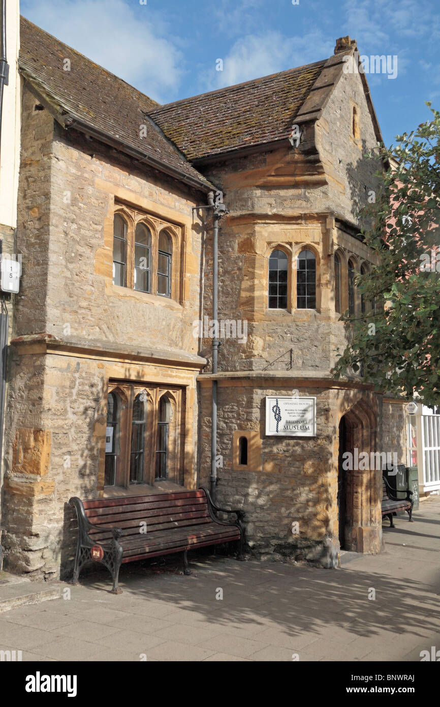 The entrance to the Bridport Museum, Dorset, UK Stock Photo - Alamy