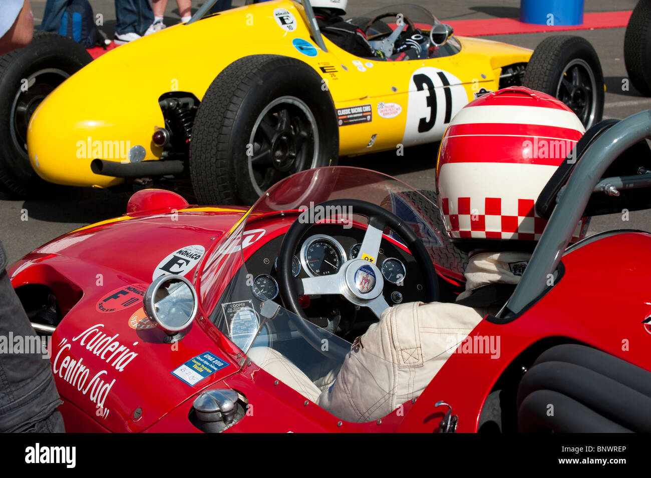 Cooper Grand Prix racing cars, 2010 Silverstone Classic, England, UK ...