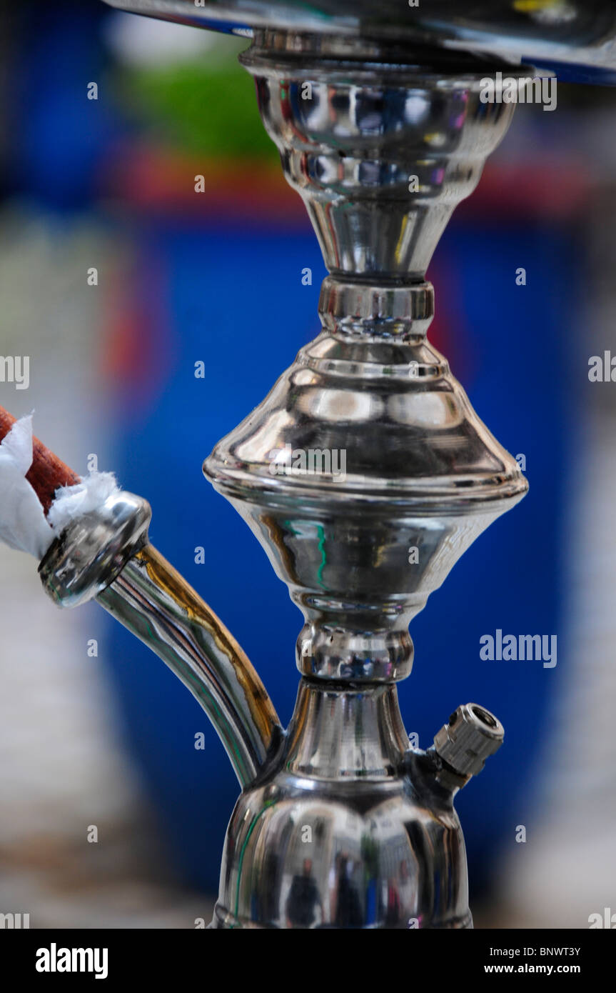 Close up of a shisha Narguile Pipe Stock Photo - Alamy