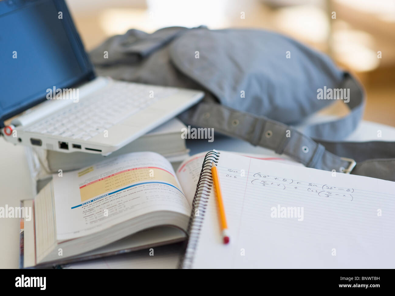 Too much homework hi-res stock photography and images - Alamy