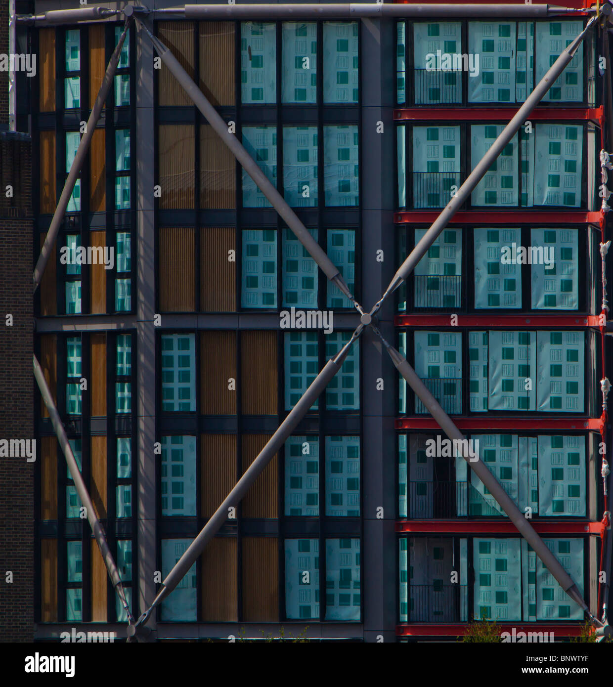 Detail of a Building undergoing construction Stock Photo - Alamy
