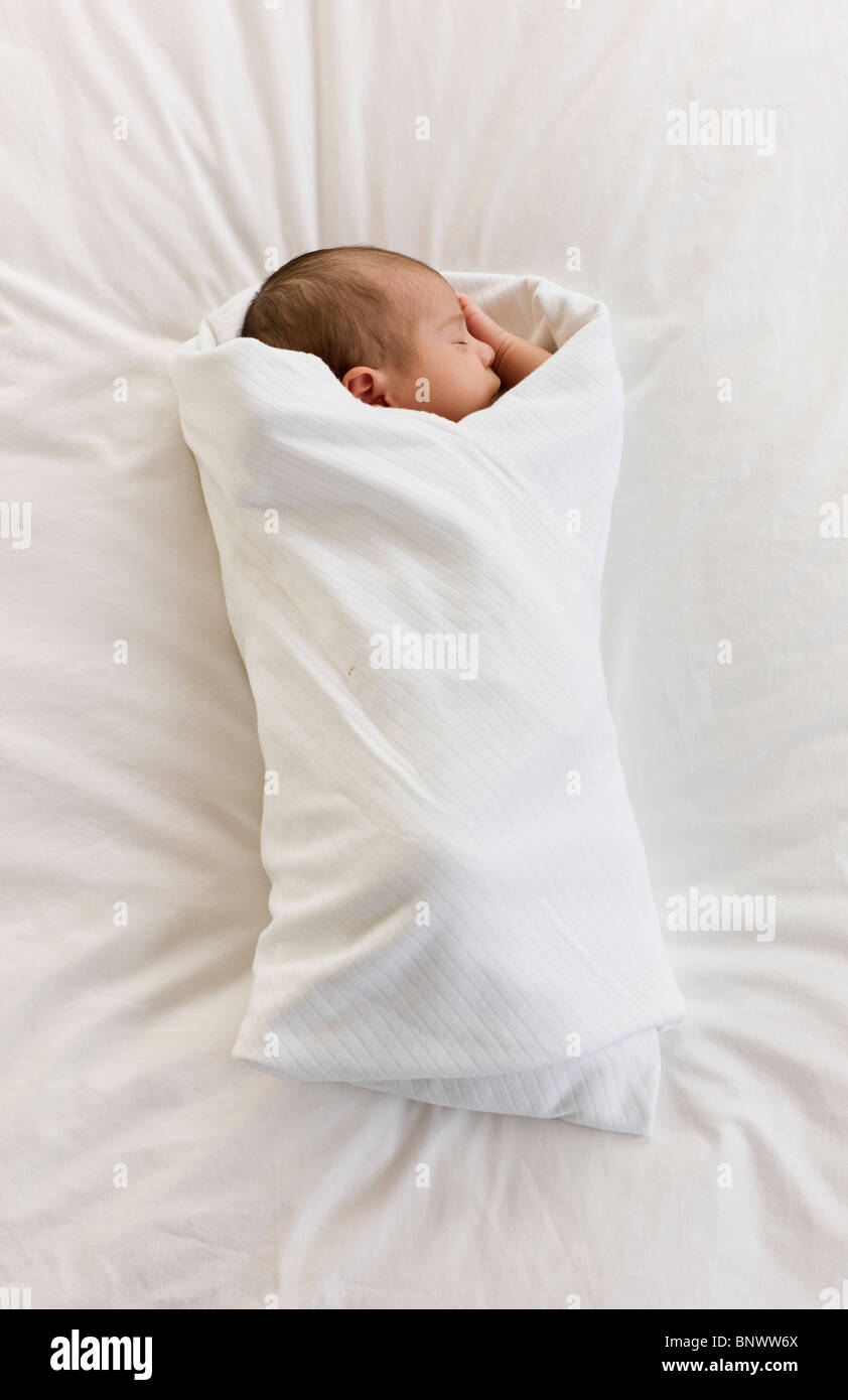 Swaddled infant hi-res stock photography and images - Alamy