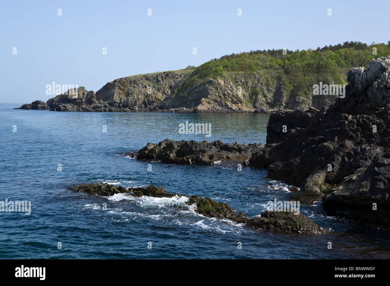 Southern Black Sea coast, virgin secluded landscape, Balkans, Bulgaria ...