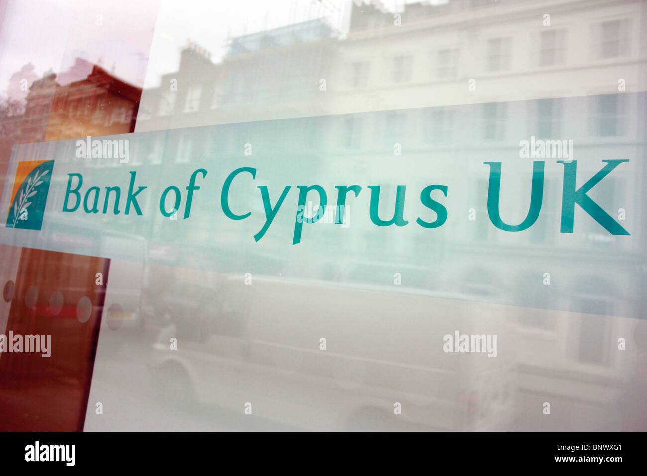Bank of Cyprus branch in Charlotte Street, London Stock Photo - Alamy