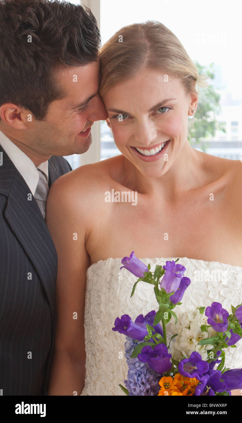 Bride and groom Stock Photo - Alamy