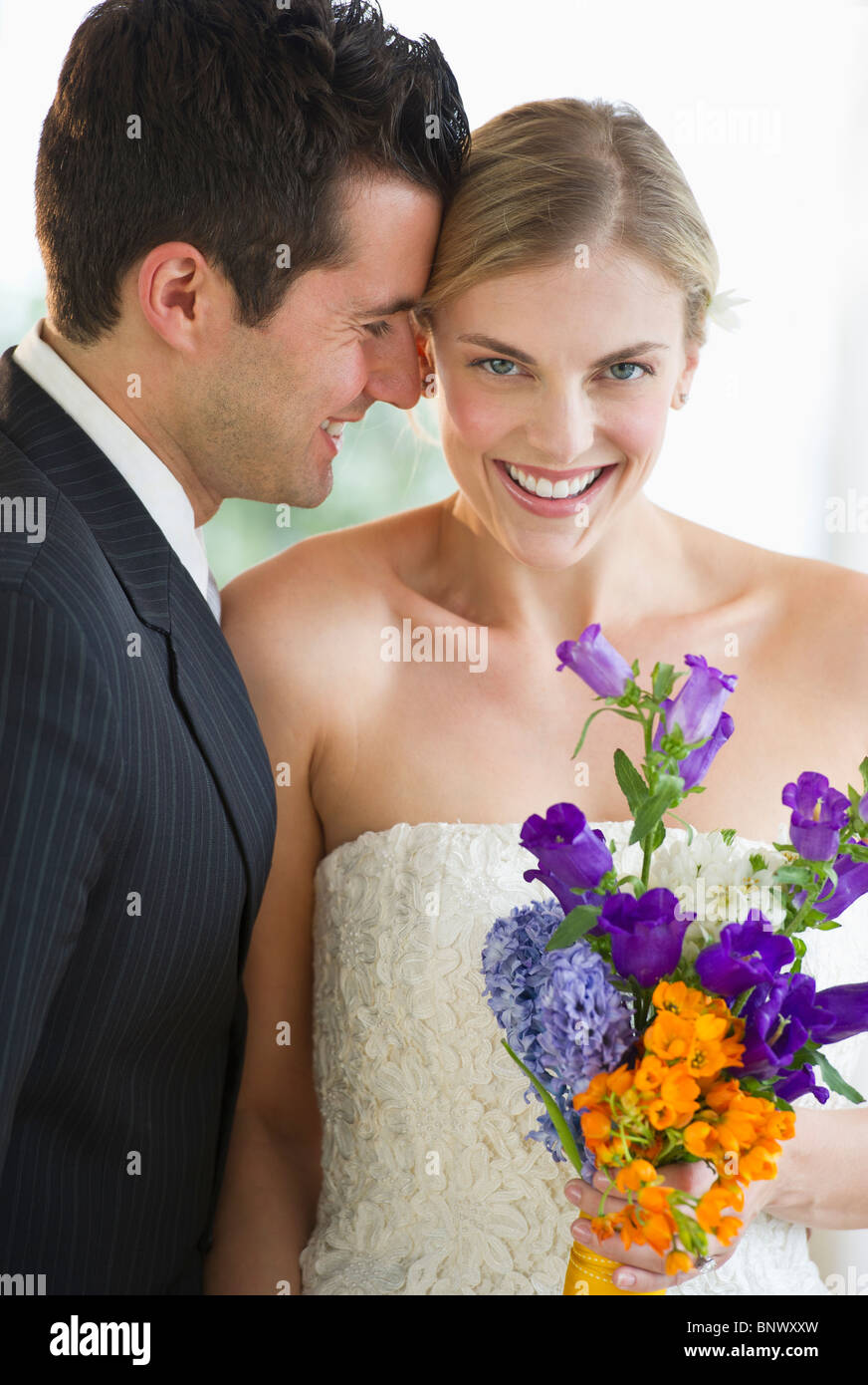 Bride and groom Stock Photo - Alamy