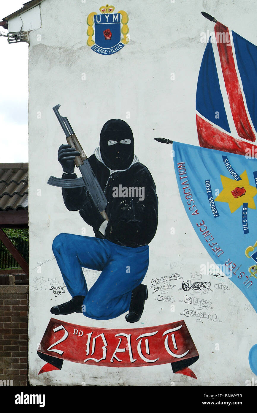 Ulster Freedom Fighters Mural High Resolution Stock Photography and ...