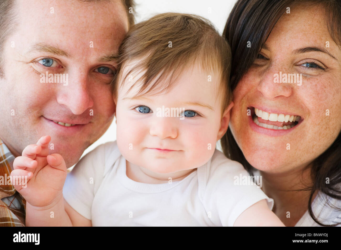 Portrait of parents and their child Stock Photo - Alamy