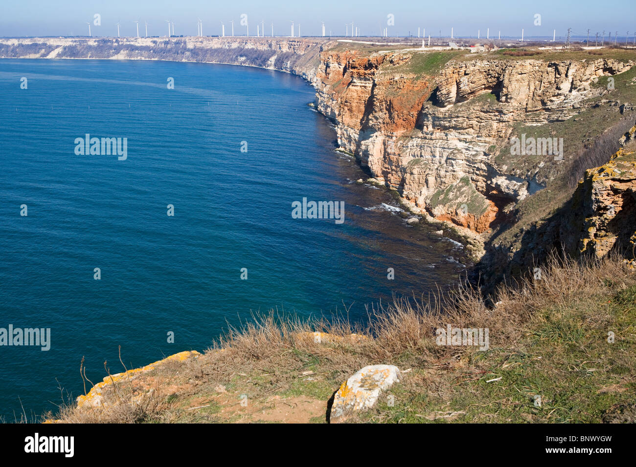 Kaliakra cape, Black Sea coast, Balkans, Bulgaria Stock Photo - Alamy