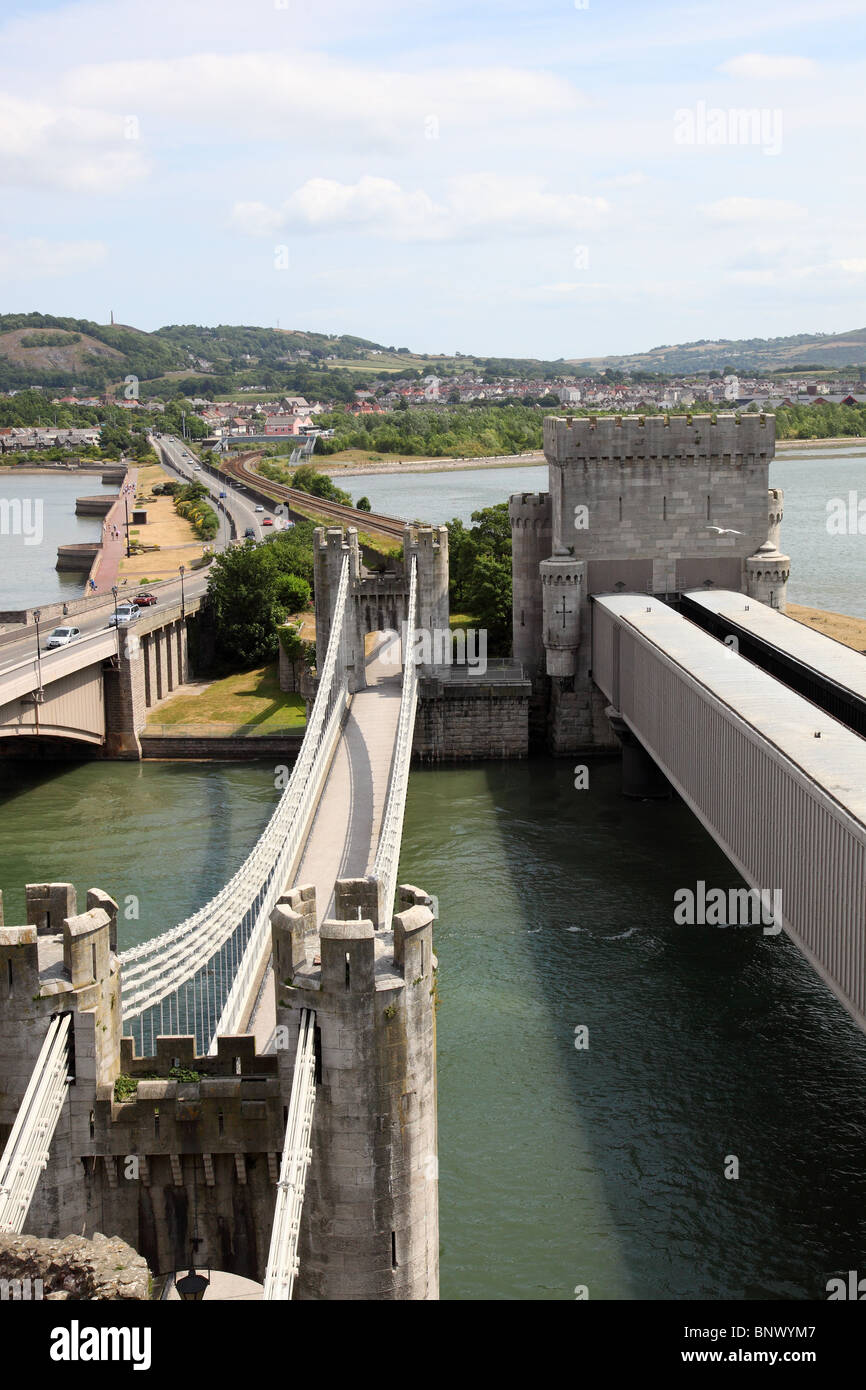 CONWY. WALES. UK Stock Photo - Alamy
