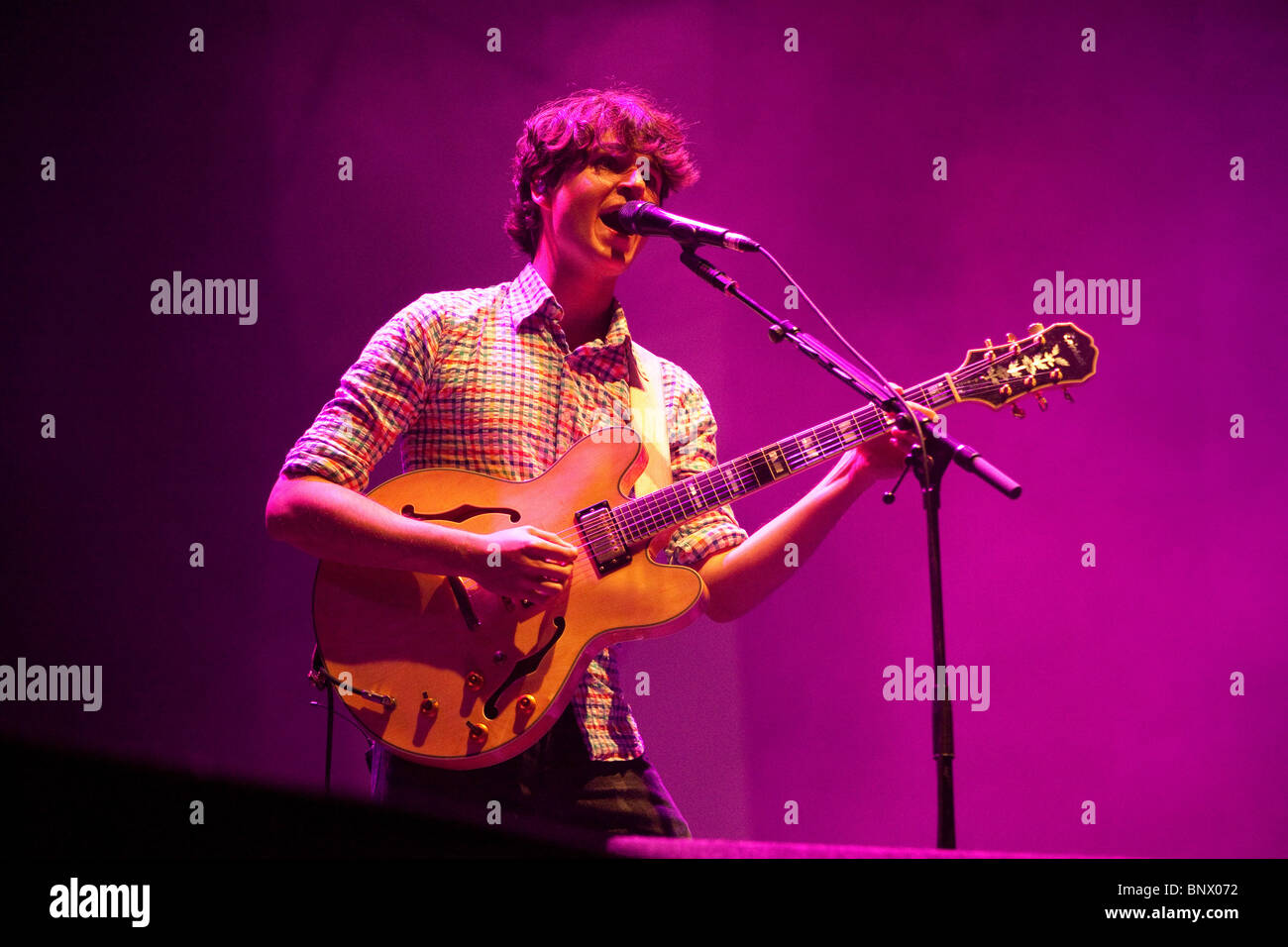 Vampire weekend band gig live concert performance show hi-res stock ...