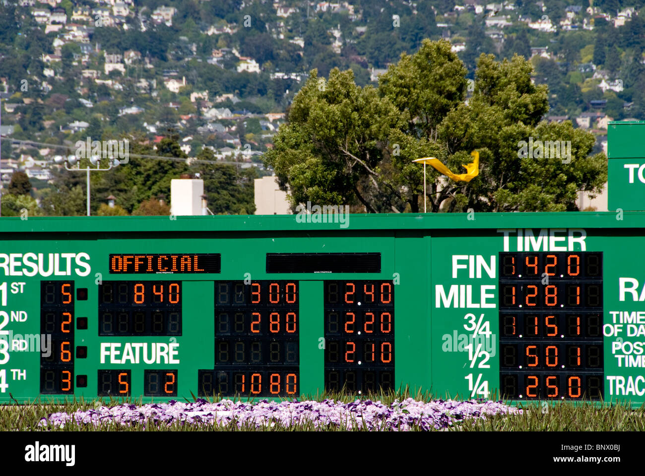 Tote board hi-res stock photography and images - Alamy