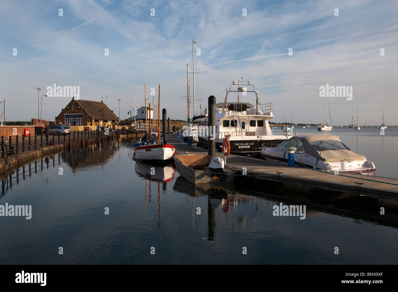 Wells-next-the-Sea harbour on the Norfolk Coast, England Stock Photo ...